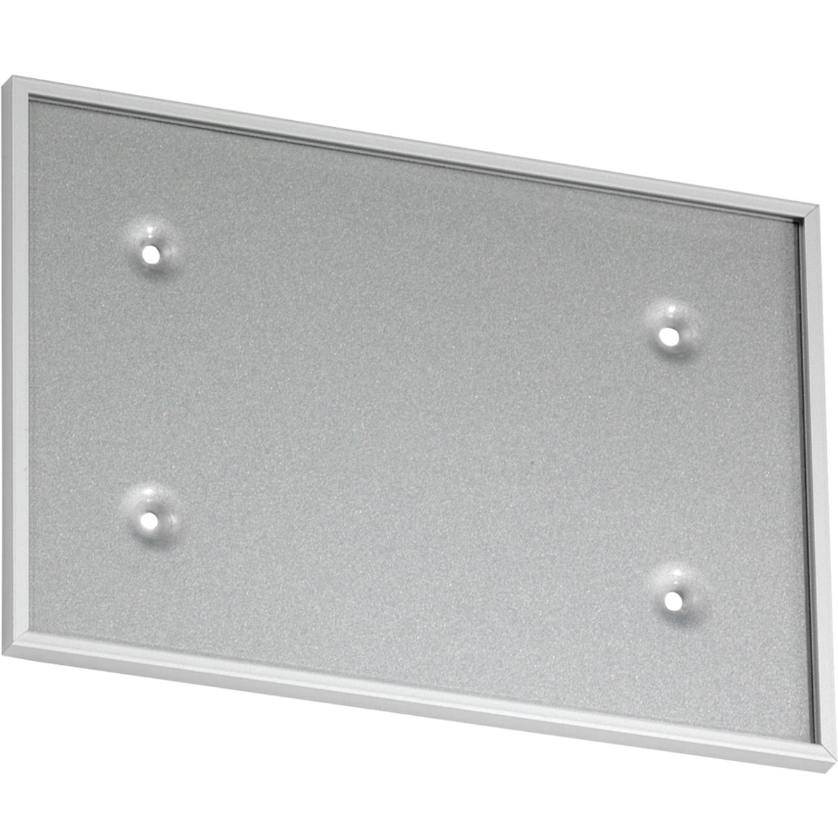 Türschild, Modell Madrid, ~ DIN A6, Silber, Querformat