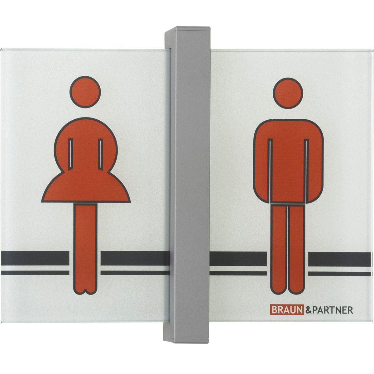 Türschild, Modell Torino, ESG, DIN A5, Querformat